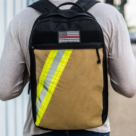 Recycled Firefighter The Chief Backpack :: Drive By - Carryology