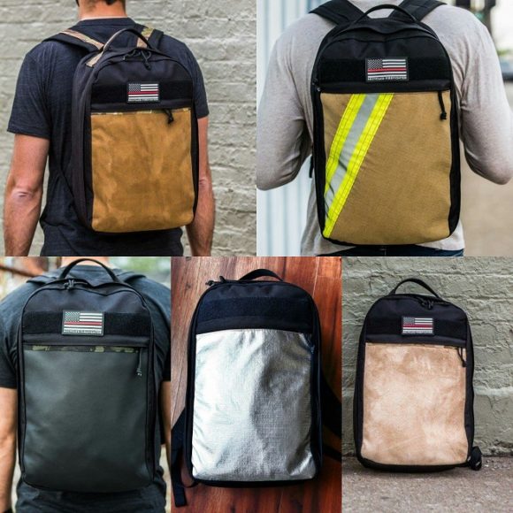 Recycled Firefighter The Chief Backpack :: Drive By - Carryology