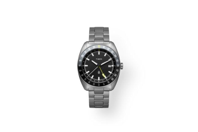 The James Brand x Timex Titanium GMT Automatic Watch